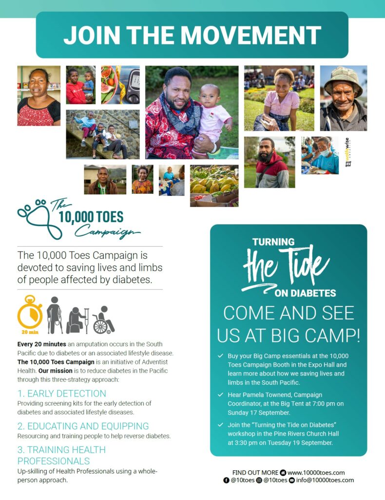 10,000 Toes Campaign – Big Camp 2023